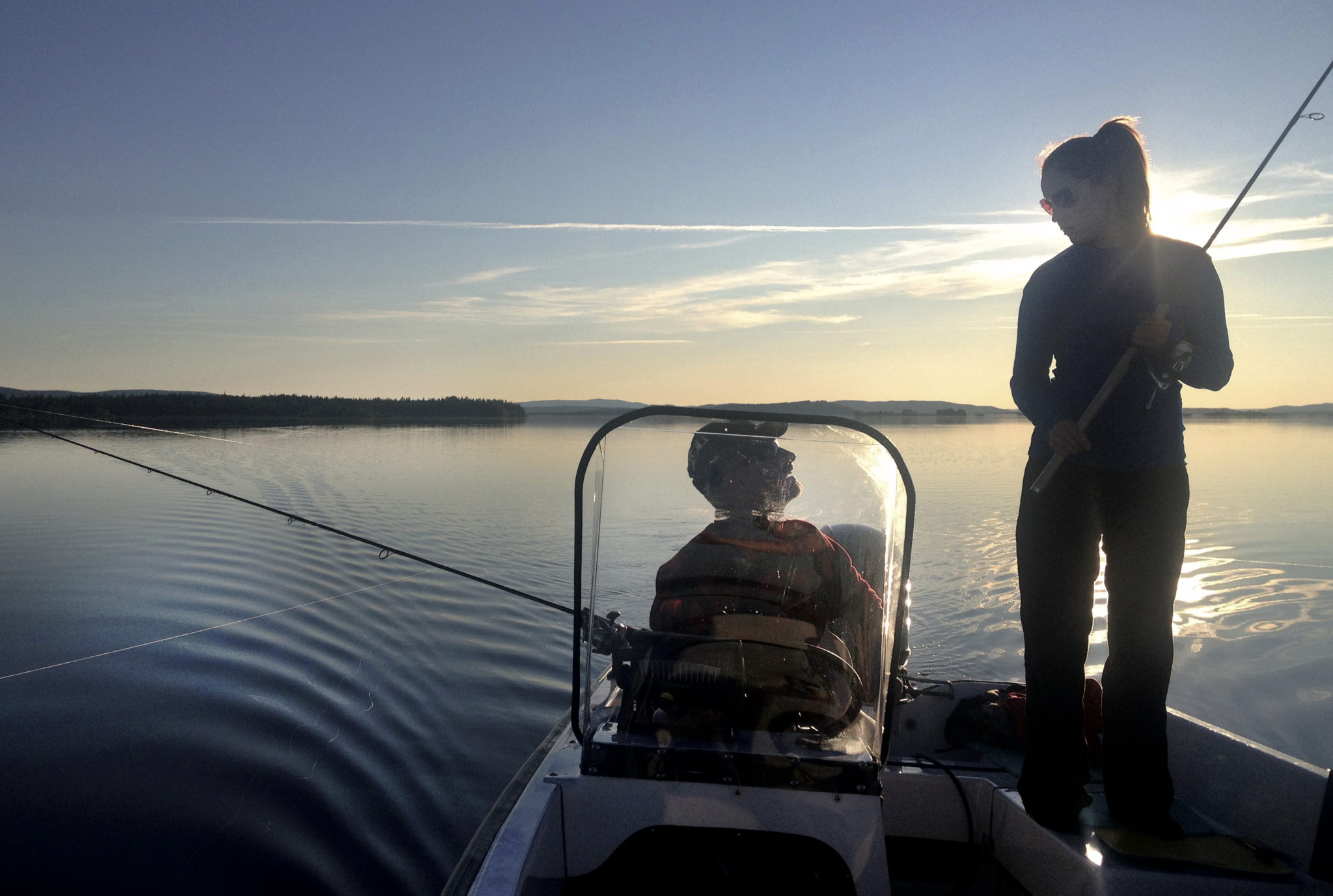 Fiskekrönika: Iris Rut Georgsson med passion för fiske | Top of Arjeplog